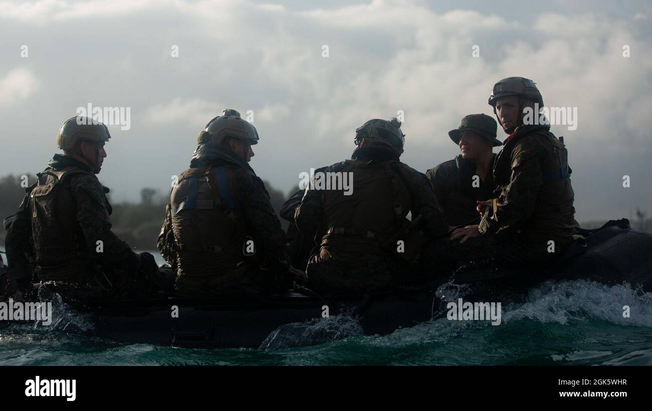 U.S. Marines with 3d Reconnaissance Battalion, 3d Marine Division ...