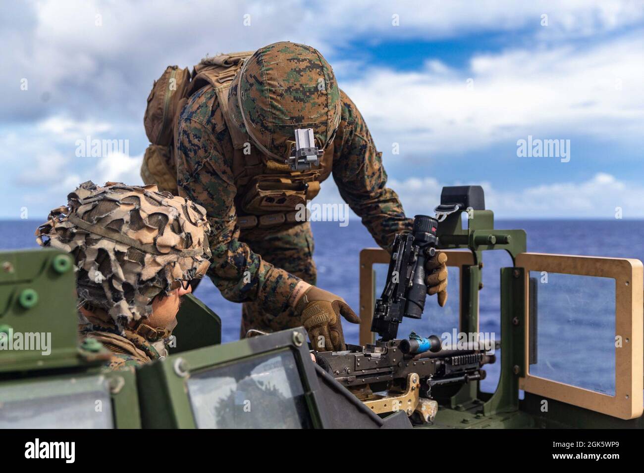 U.S. Marines with Light Armored Reconnaissance (LAR), Battalion Landing ...