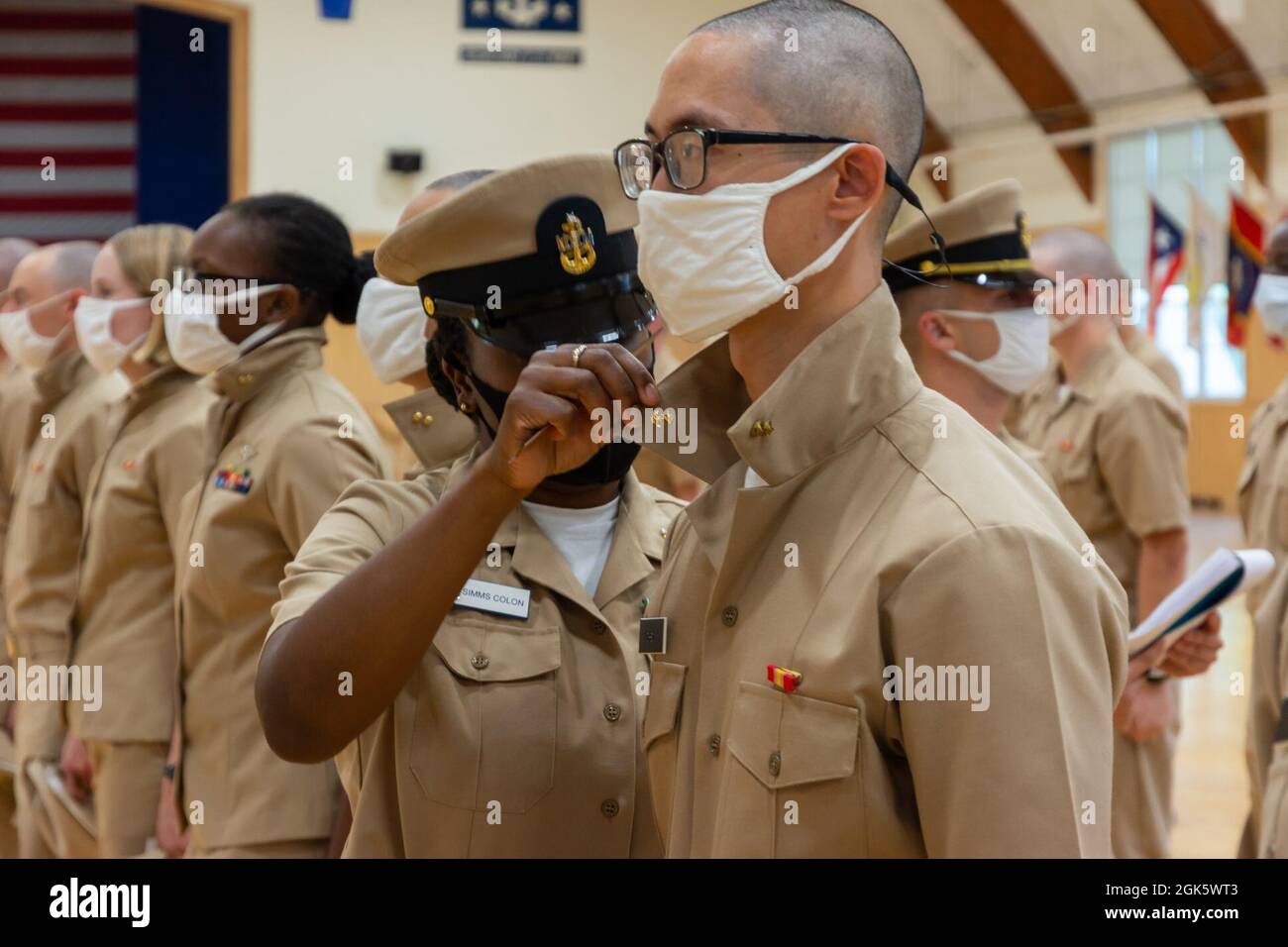 Officer Candidate School (OCS) class 17-21 students, at Officer ...