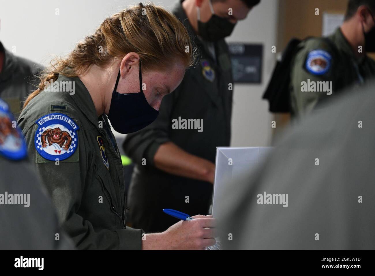 U.S. Air Force 1st Lt. Amanda Cannon, 58th Fighter Squadron F-35A ...