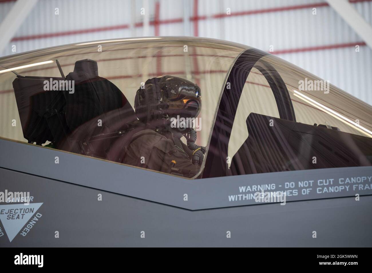 U.S. Air Force 1st Lt. Amanda Cannon, 58th Fighter Squadron F-35A ...