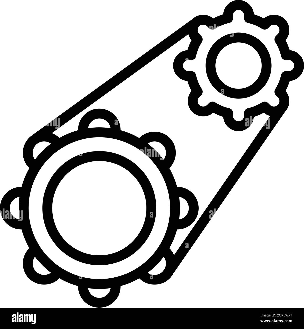 Industry gear icon outline vector. Work engine. Machinery tool Stock ...