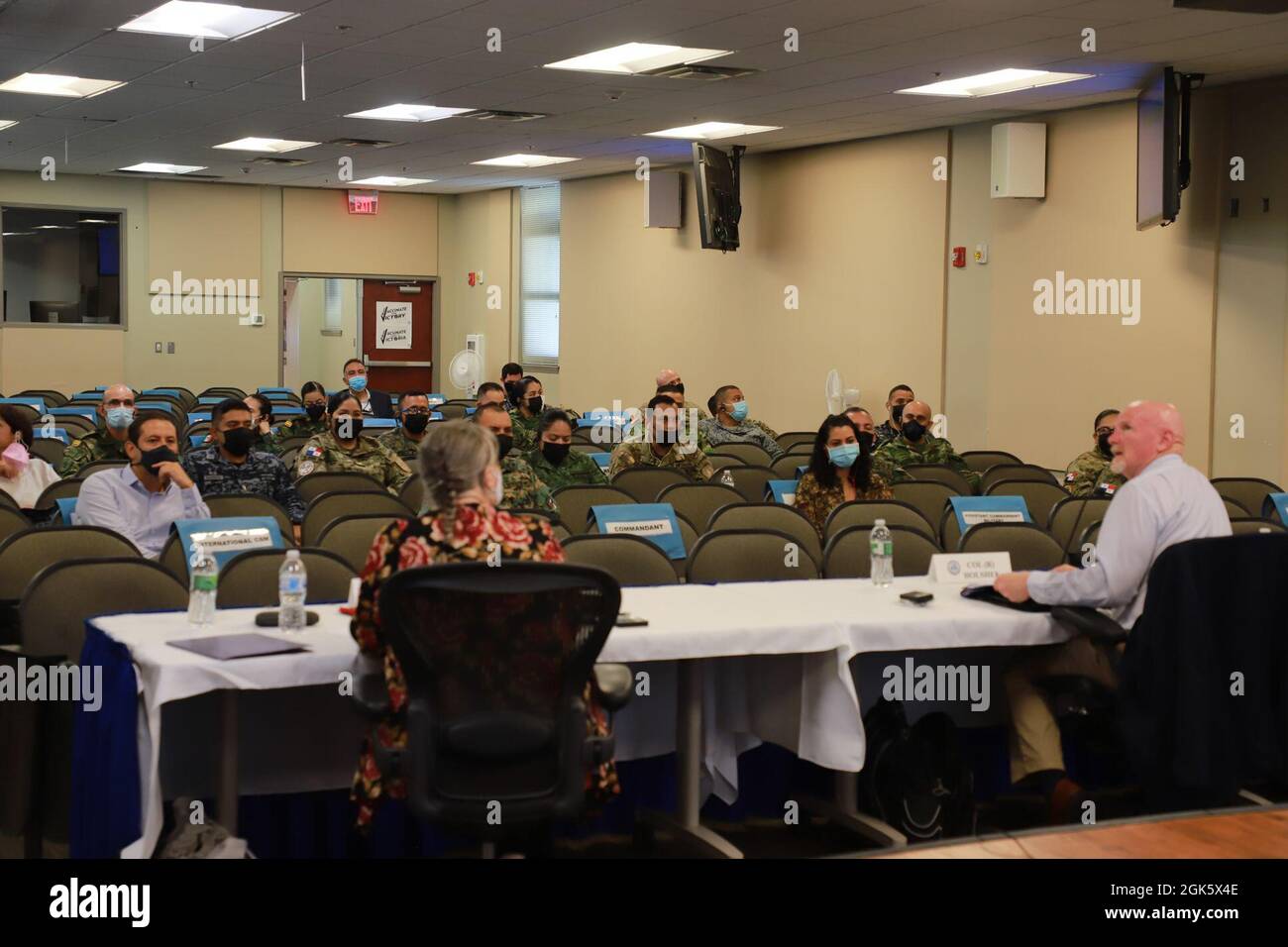 COL (RET) Christopher Holshek, Ms. Linda Woestendiek, and LTC Diego L ...