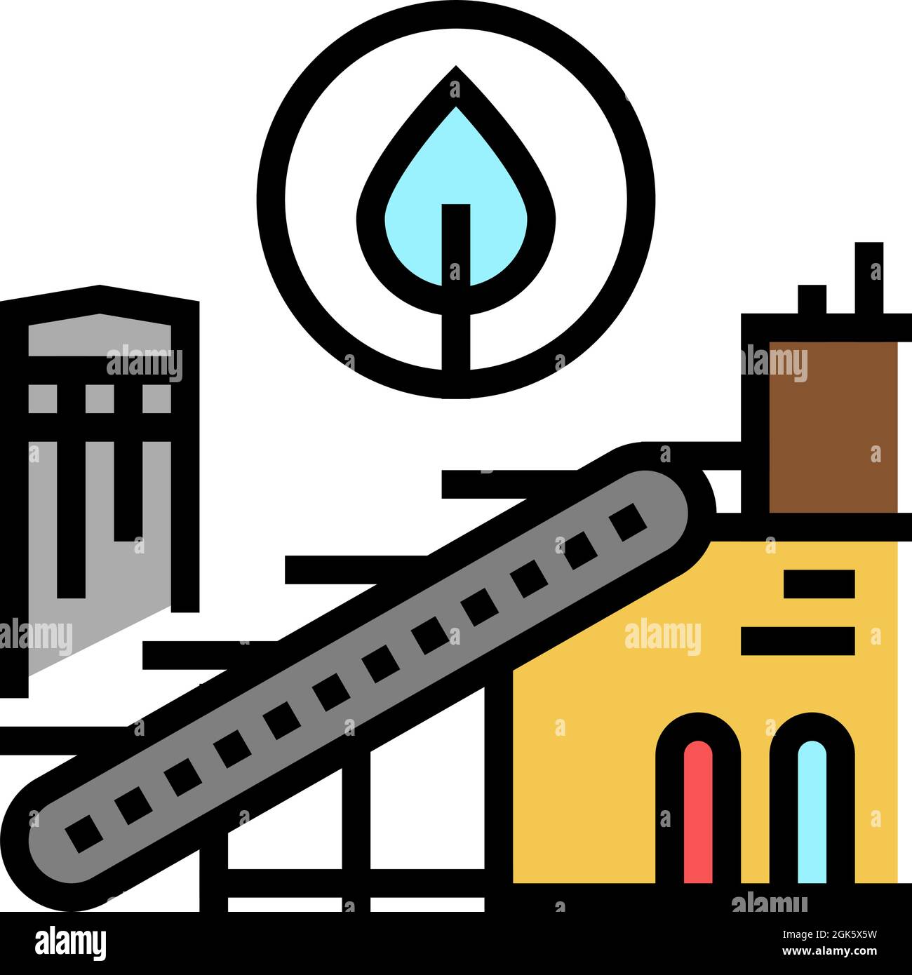 environmental technologies color icon vector illustration Stock Vector ...