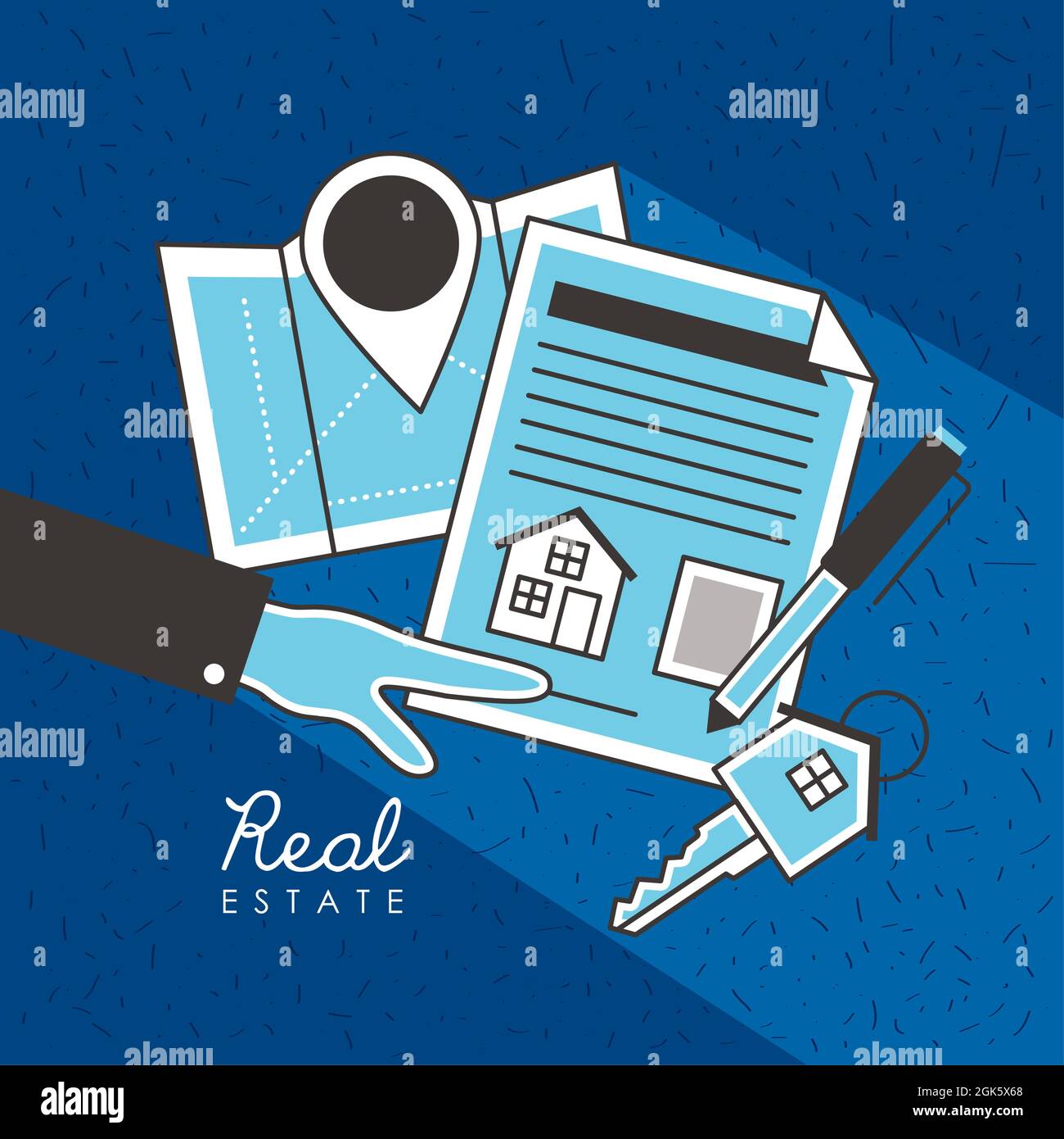 real estate documents and keys Stock Vector Image & Art - Alamy