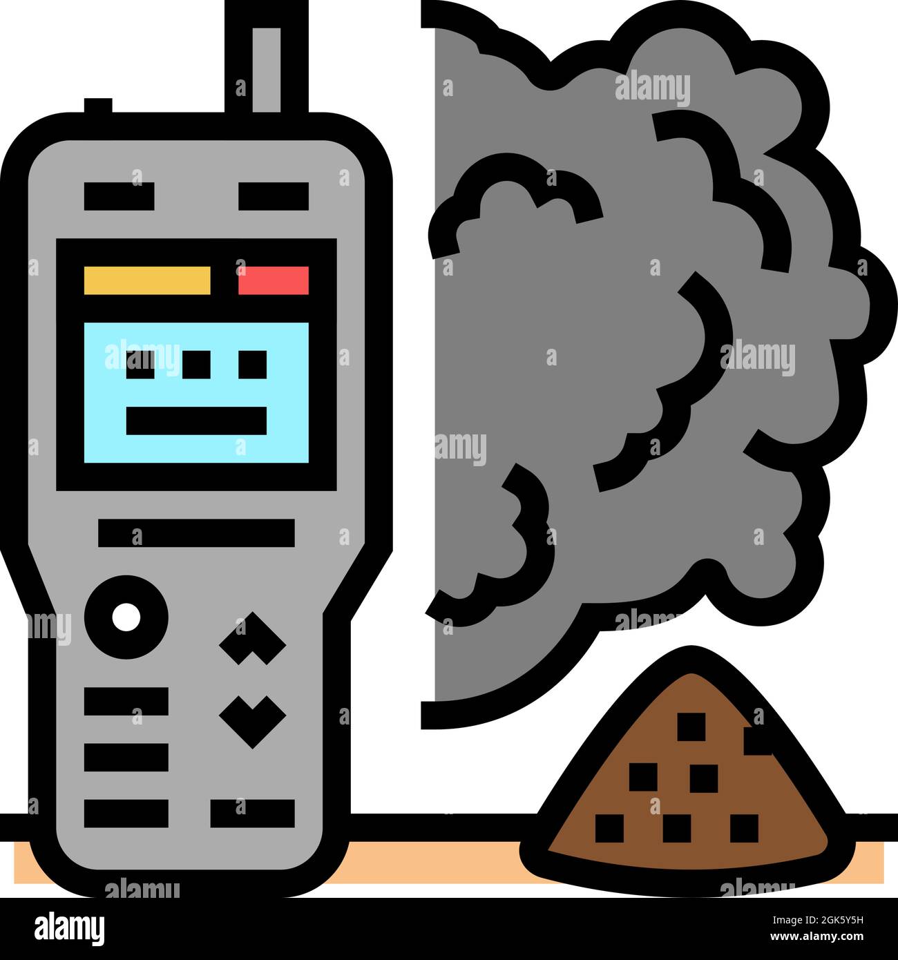 air dust quality color icon vector illustration Stock Vector Image ...
