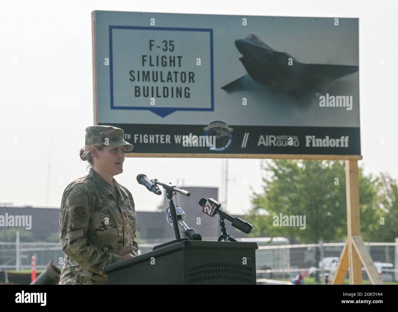 U.S. Air Force Capt. Katie Divyak, the wing executive officer assigned ...