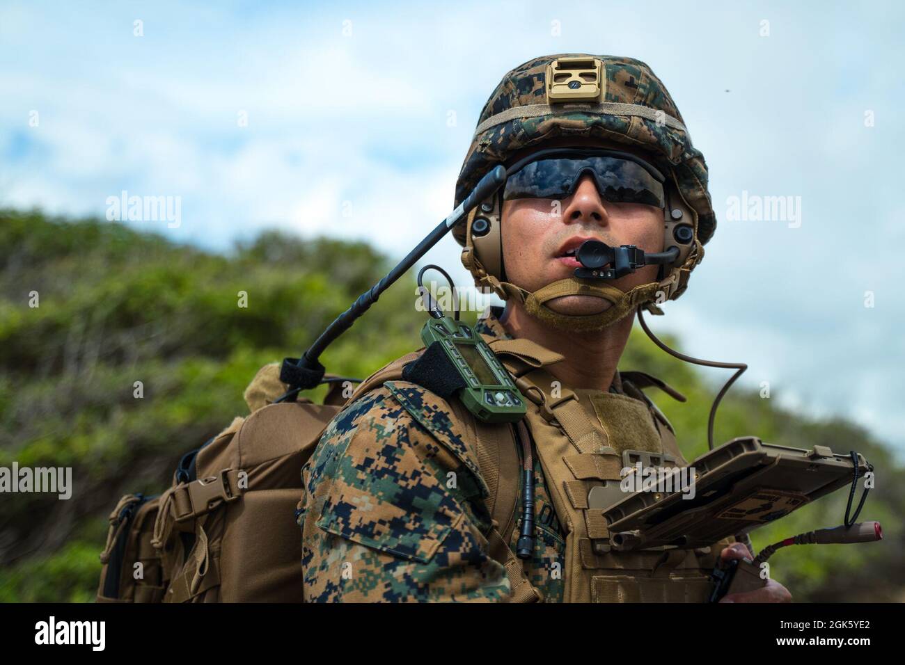 U.S. Marine Corps Sgt. Mario Oliva Sanchez, a Joint Terminal Attack ...