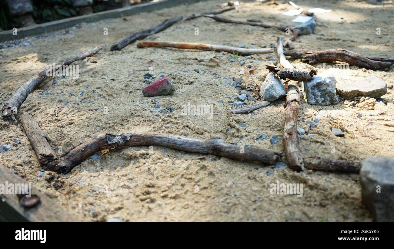 A sand table built by Soldiers from 1st Battalion, 109th Infantry ...