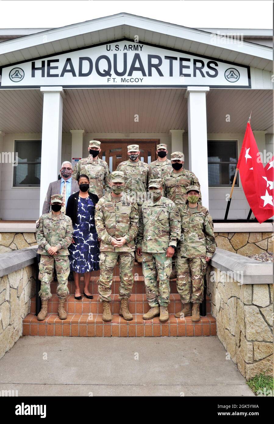 (From left, first row) Brig. Gen. Maria Juarez, deputy commanding ...