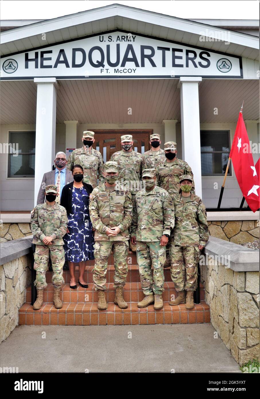 (From left, first row) Brig. Gen. Maria Juarez, deputy commanding ...