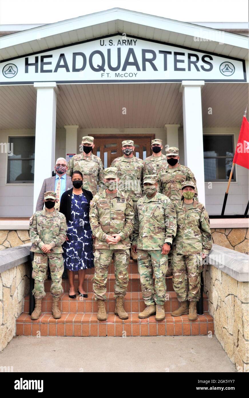 (From left, first row) Brig. Gen. Maria Juarez, deputy commanding ...