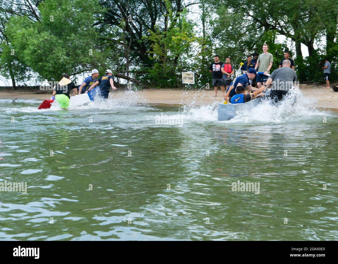GREAT LAKES, Il. (Aug. 11, 2021) Sailors aboard Naval Station Great ...
