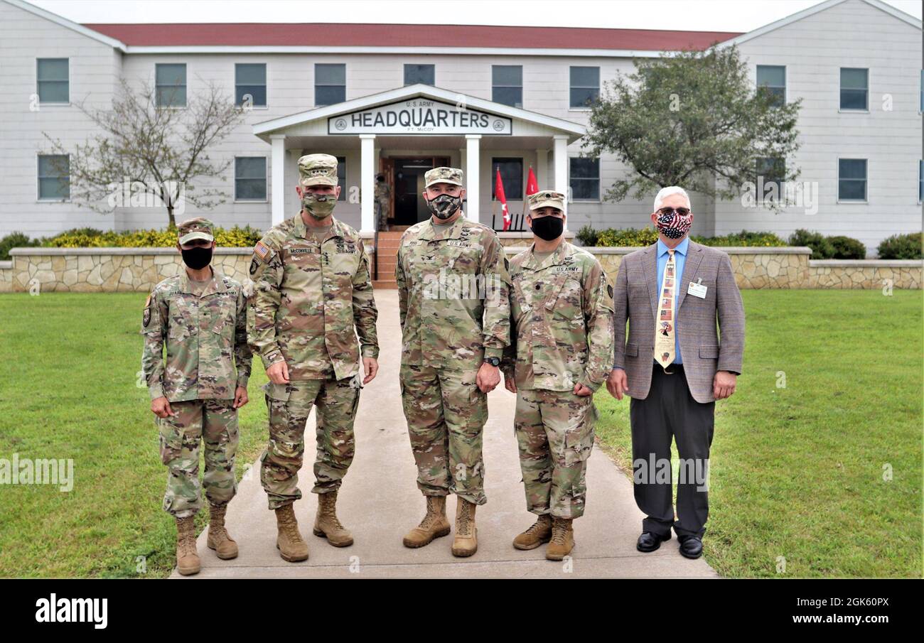 (From left) Brig. Gen. Maria Juarez, deputy commanding general-support ...
