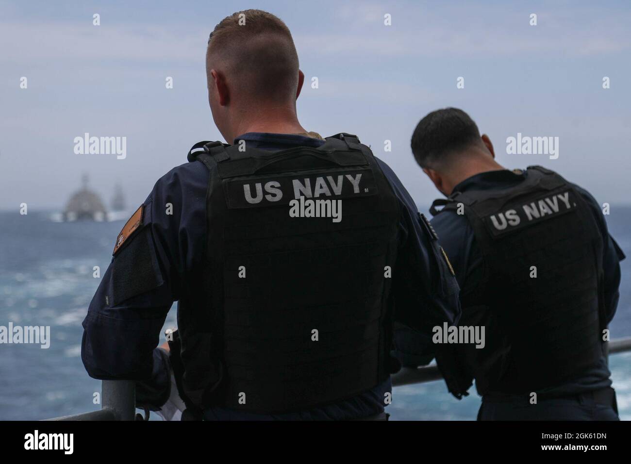 PACIFIC OCEAN (Aug. 11, 2021) Master-at-Arms 2nd Class Cory Langseth ...
