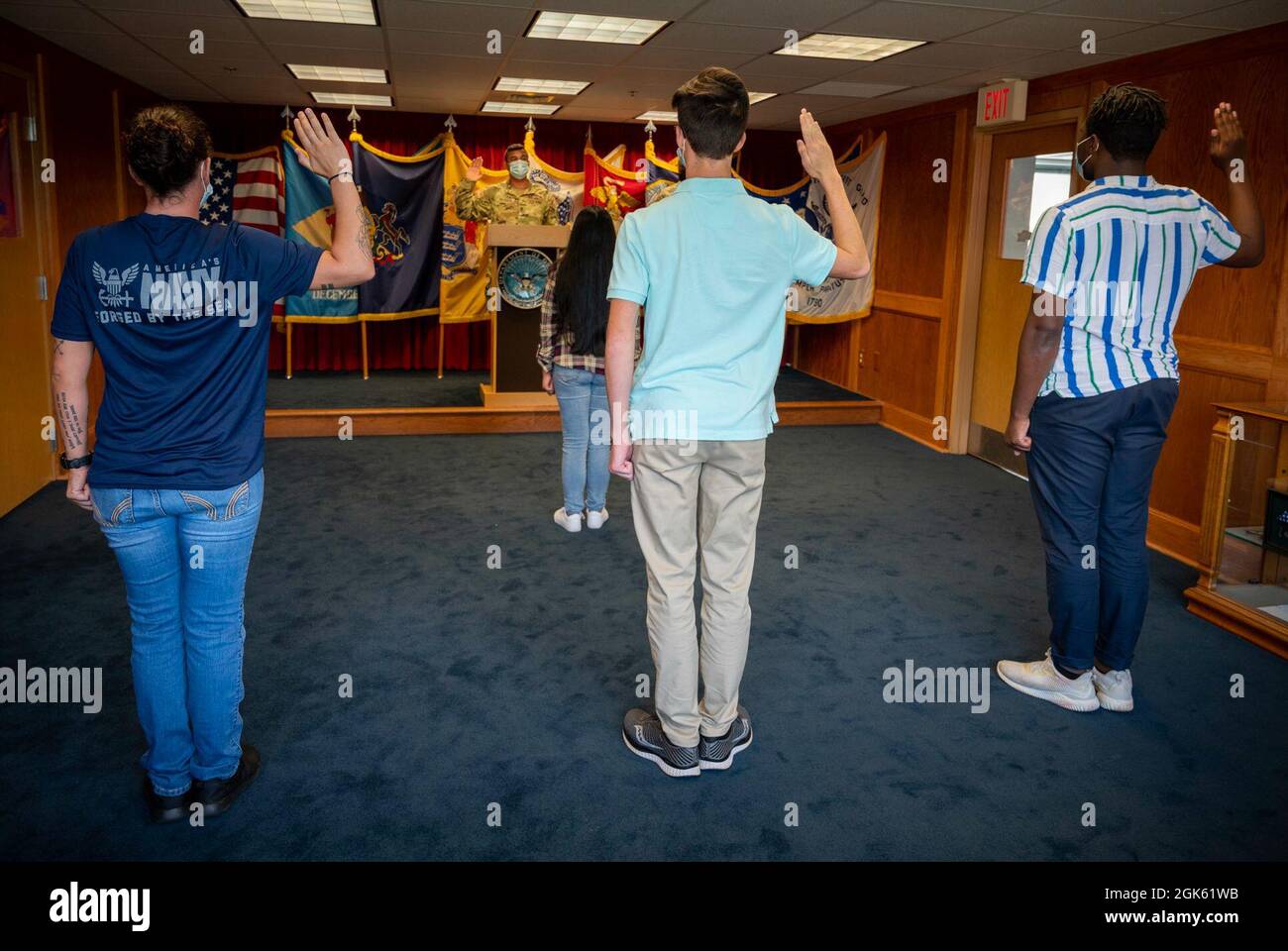 Military enlistment process hi-res stock photography and images - Alamy