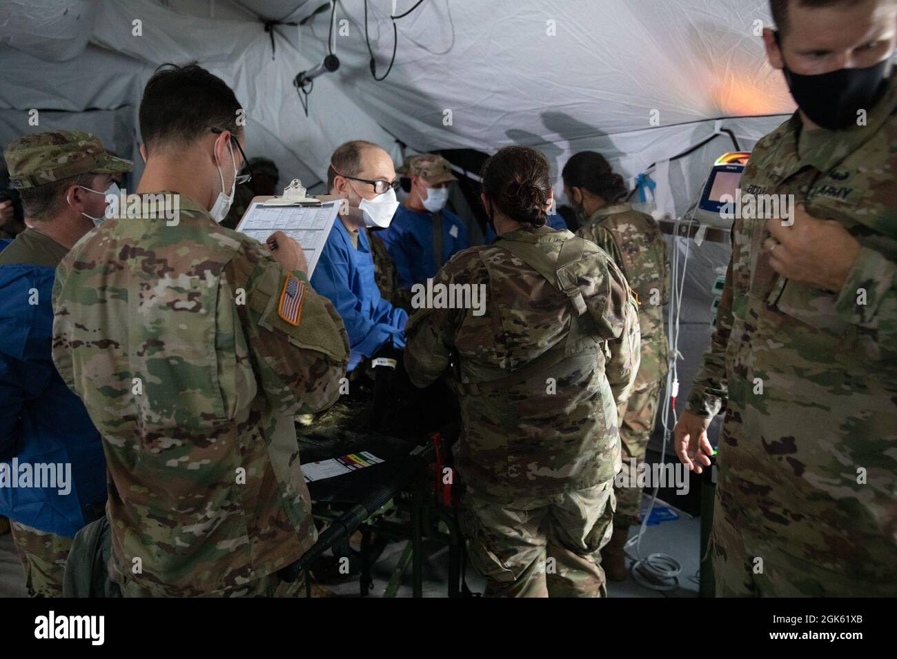 The 7301st Medical Training Support Battalion, along with subordinate ...