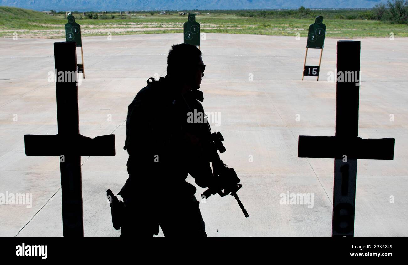Senior Airman Luis Padilla Braun, 355th Security Forces Squadron member ...