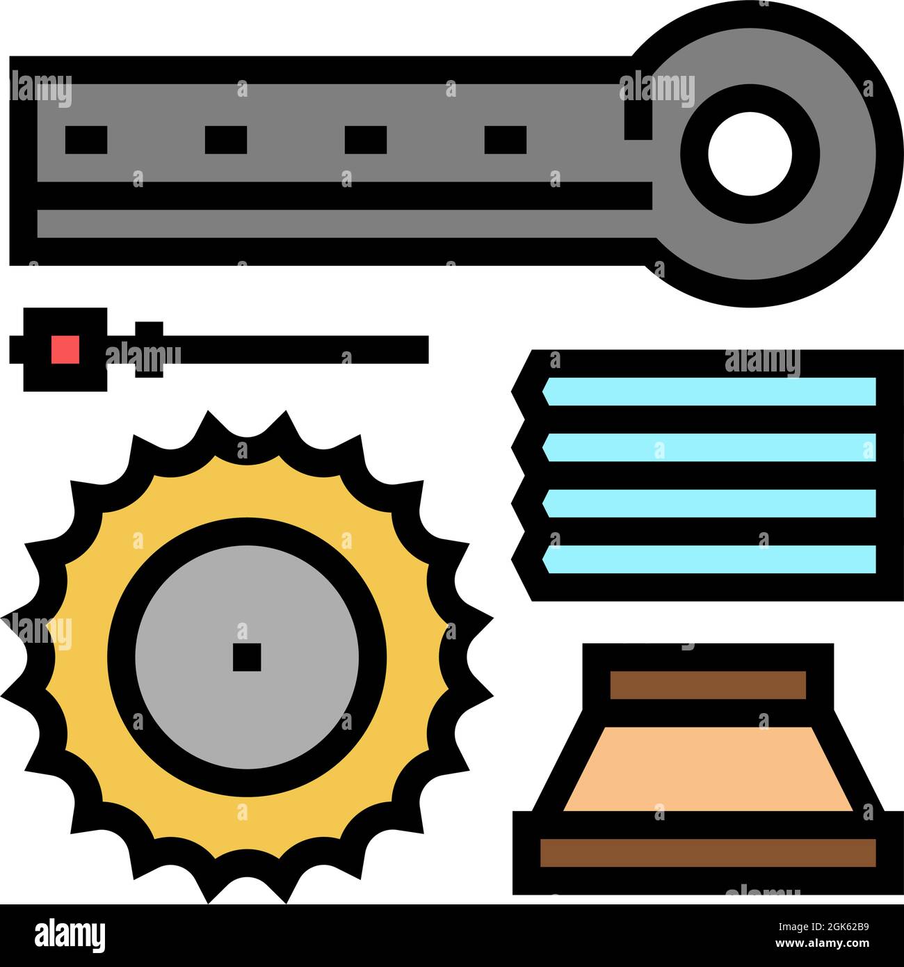 Materials handling technology Stock Vector Images - Alamy