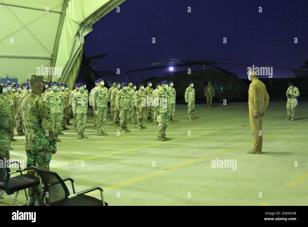 Incoming commander Lt. Col. Mario Giorgi, from the Italian Army's Task ...