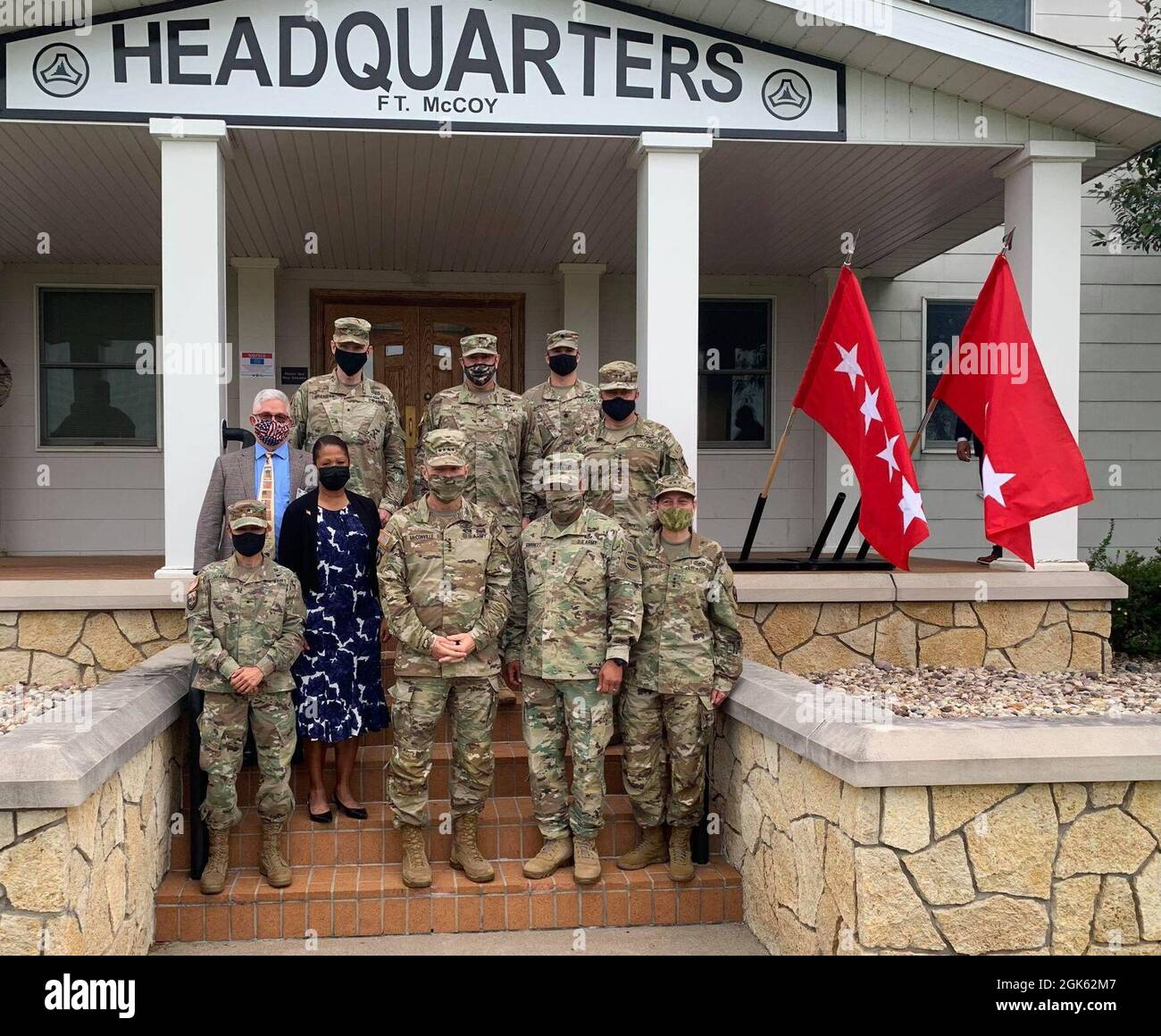 (From left, first row) Brig. Gen. Maria Juarez, deputy commanding ...