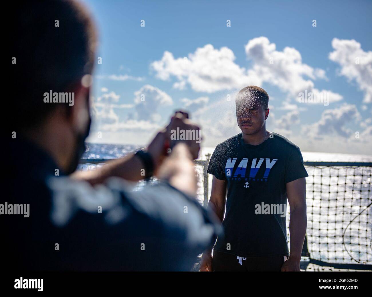 210811-N-MR124-1704 PACIFIC OCEAN (Aug. 11, 2021) Seaman Apprentice ...