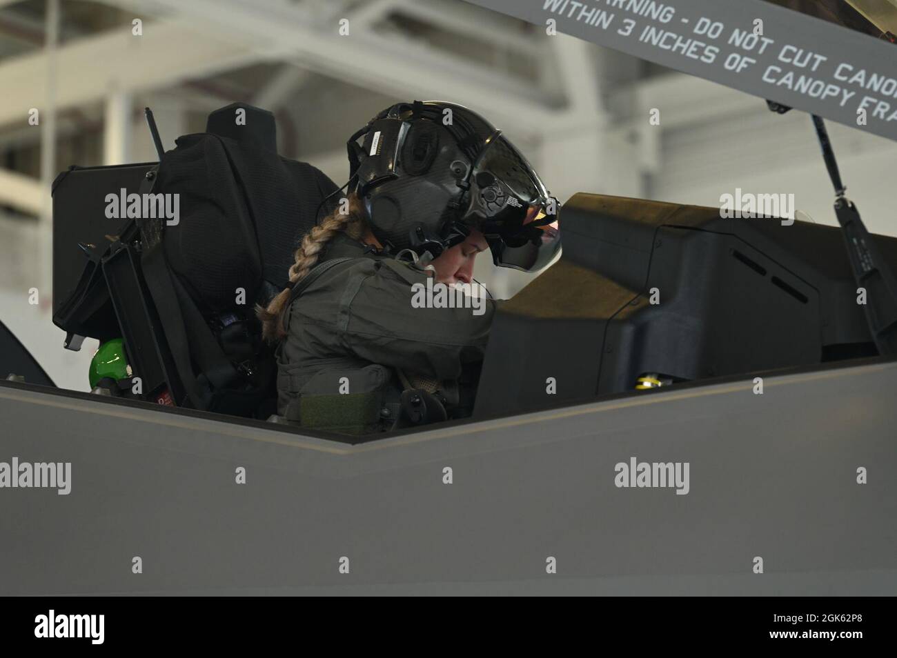 U.S. Air Force 1st Lt. Kirsten Eissman, 58th Fighter Squadron F-35A ...