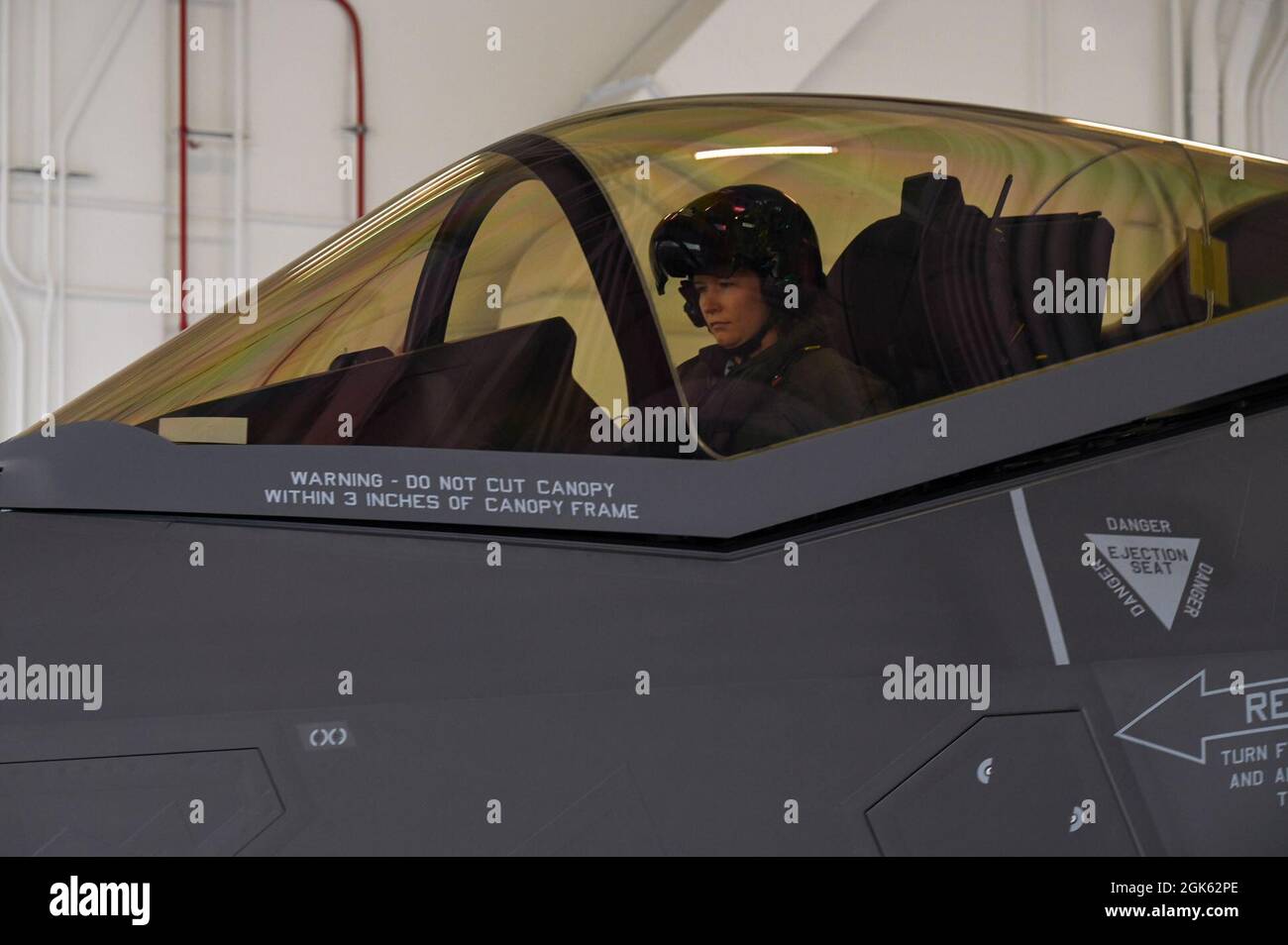 U.S. Air Force 1st Lt. Kirsten Eissman, 58th Fighter Squadron F-35A ...