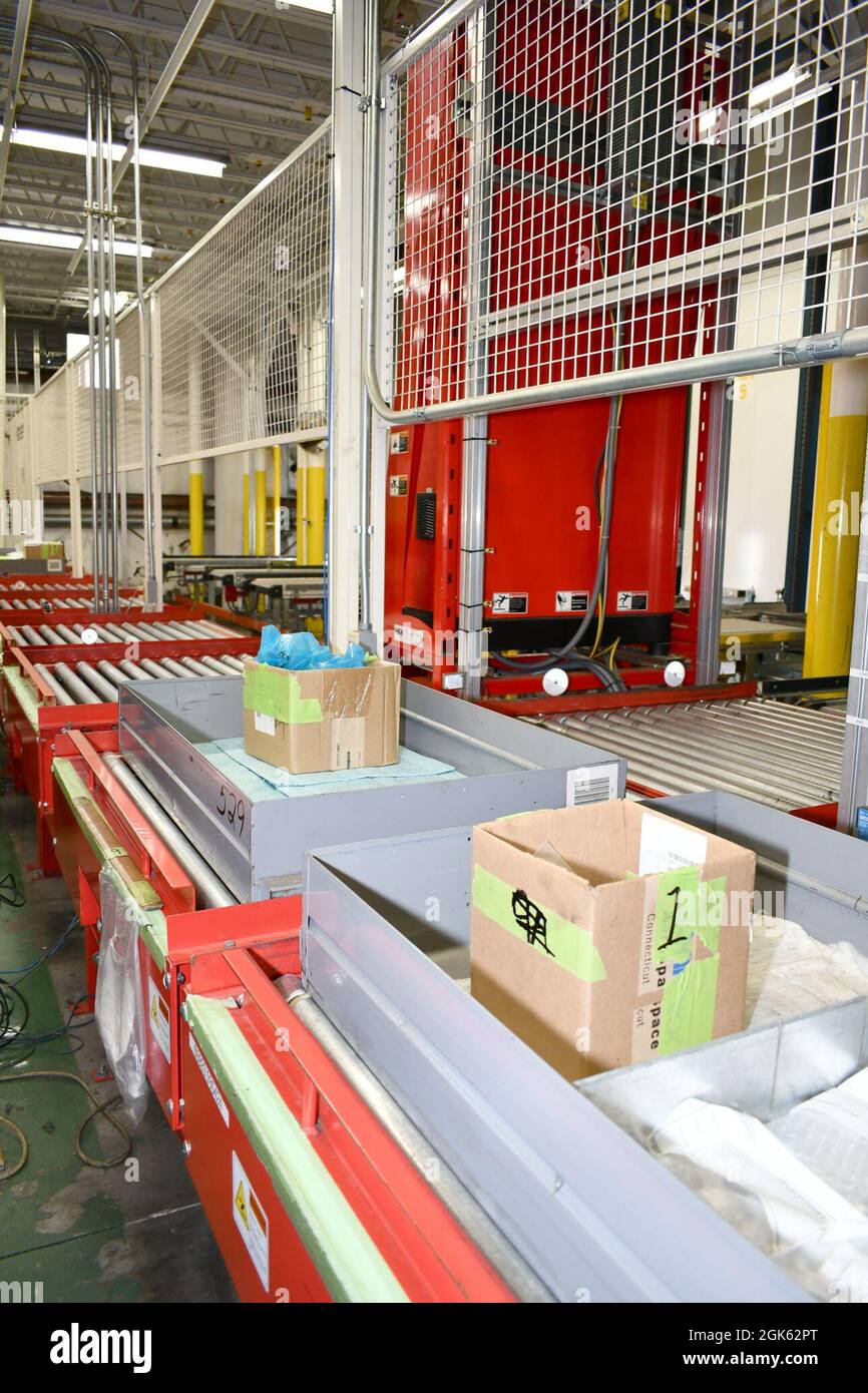 Part of the Work-in-Process Inventory, Storage and Kitting system at ...