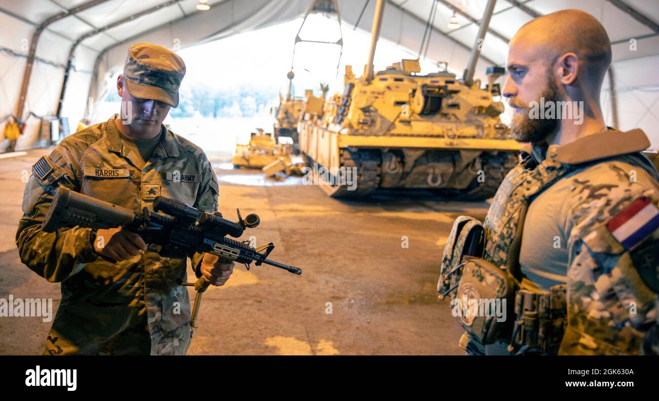 Soldiers from the 3rd Battalion, 66th Armored Regiment receive ...