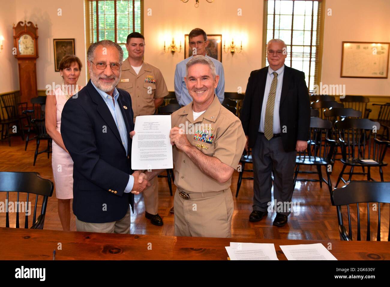 COLTS NECK, New Jersey – Capt. Ed Callahan, Naval Weapons Station Earle ...