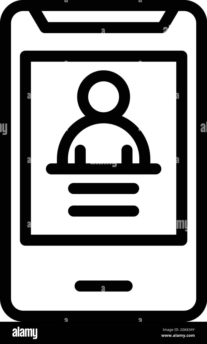 Online medical consultation icon outline vector. Virtual doctor. Health ...