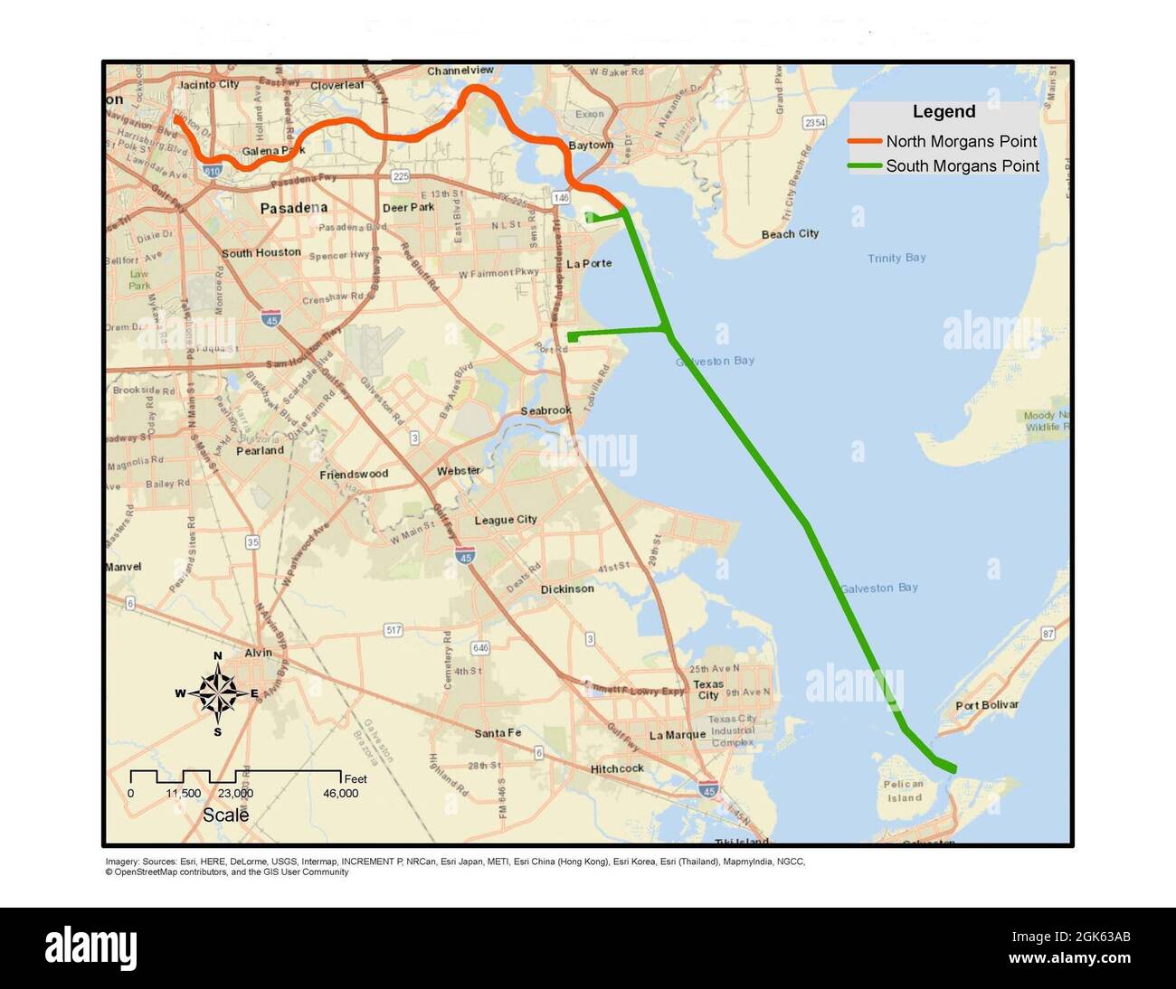 Houston texas ship channel Cut Out Stock Images & Pictures - Alamy