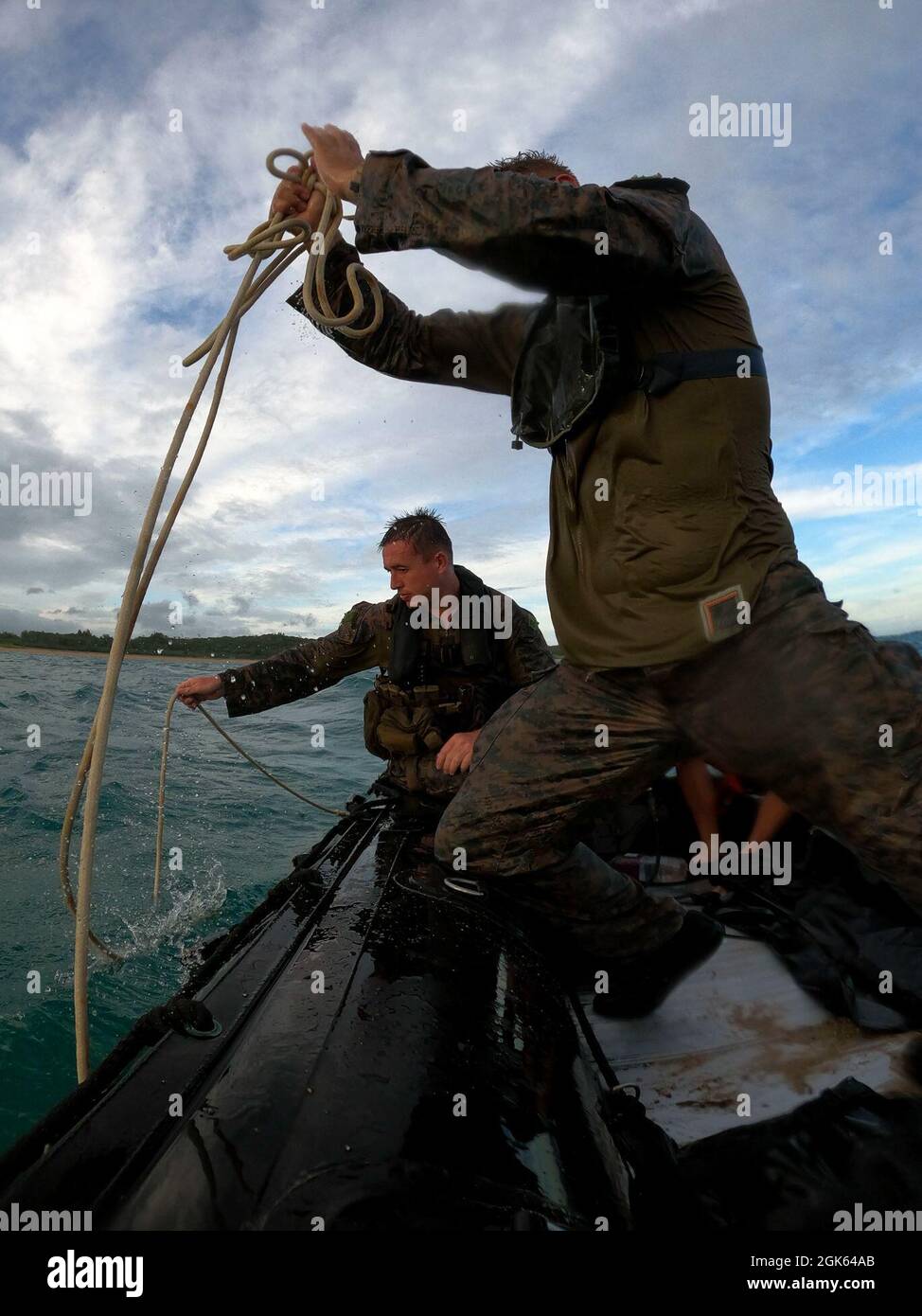 U.S. Marine Corps Cpl. Tyler Cooper (left) and Cpl. Ryan Barton with 3d ...