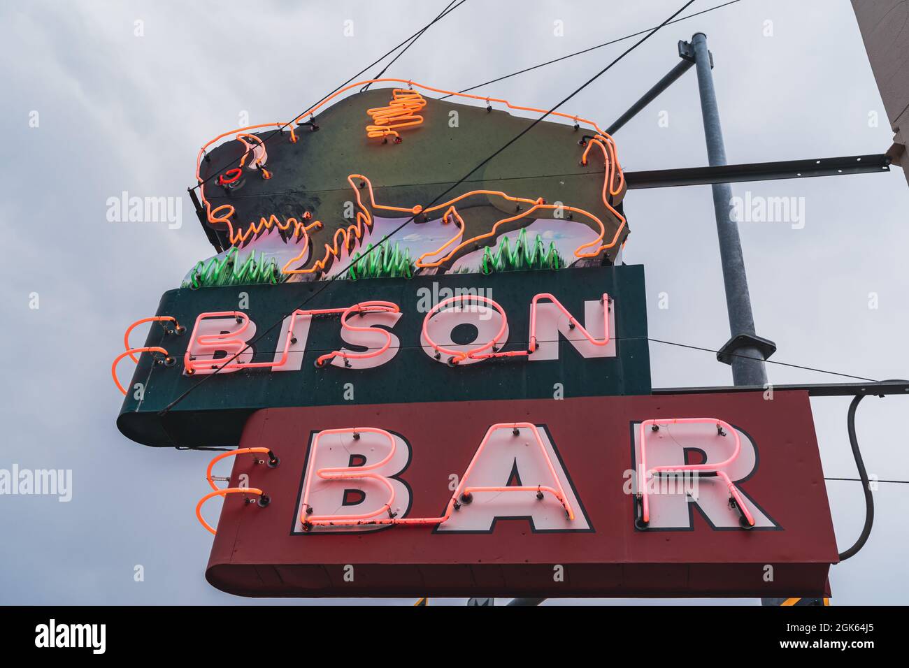 Bison Bar in Dillon Montana Stock Photo - Alamy