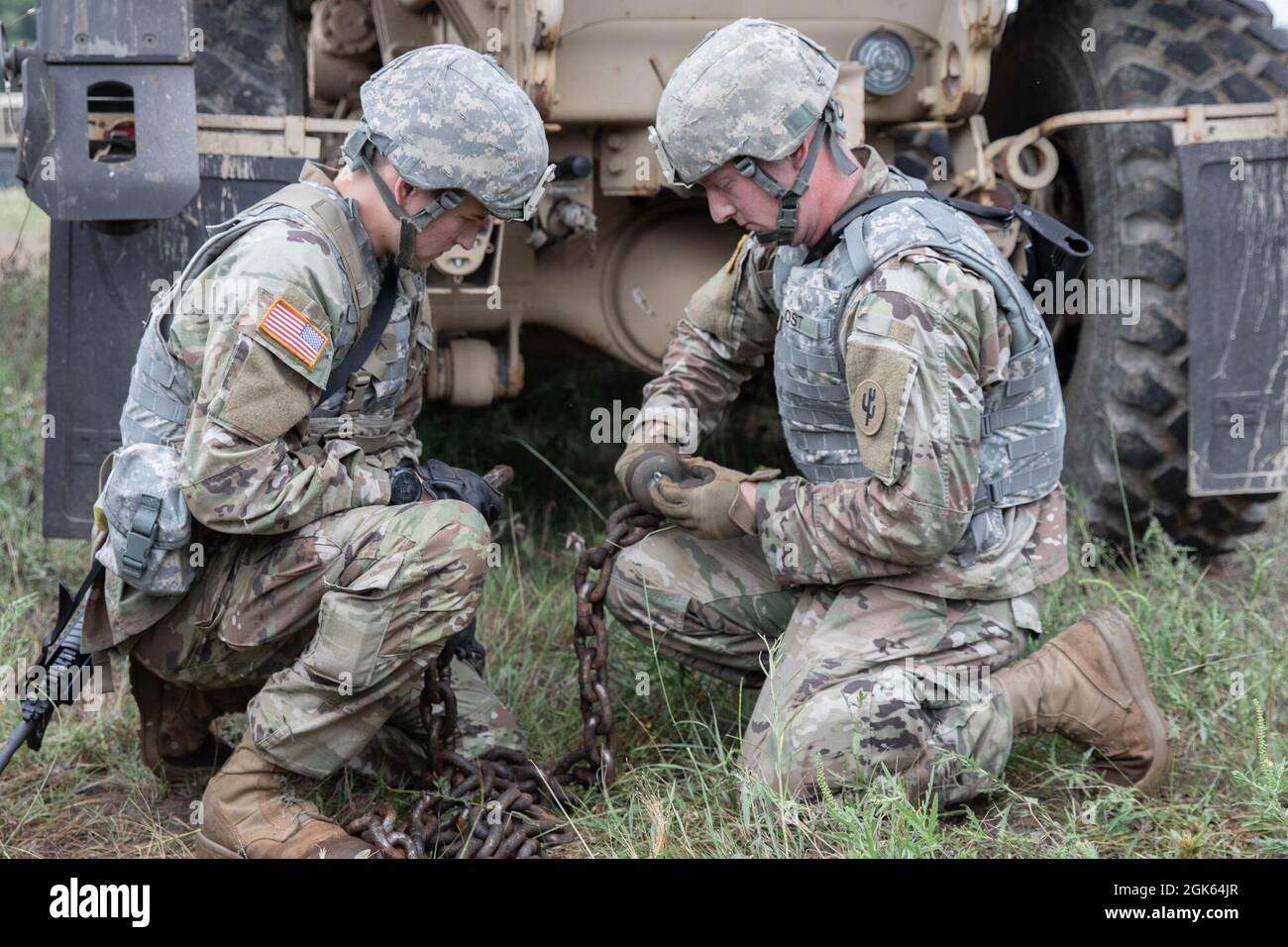 U.S. Army Reserve motor transport operators with the 459th ...