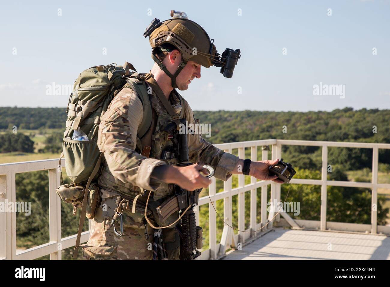 A student (89D) learns new techniques with supervision during the 704th ...