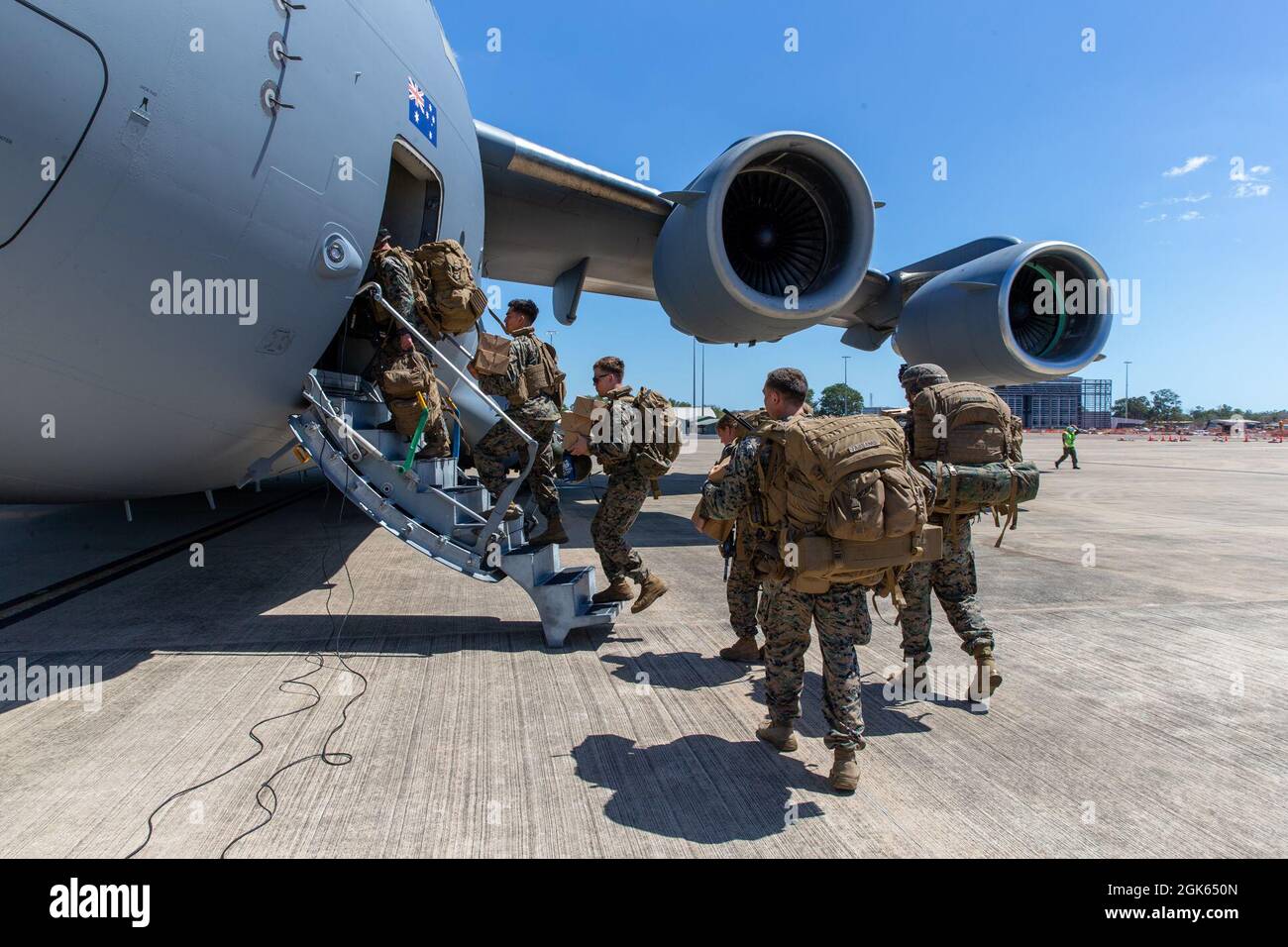 U.S. Marines with High Mobility Artillery Rocket Systems platoon ...