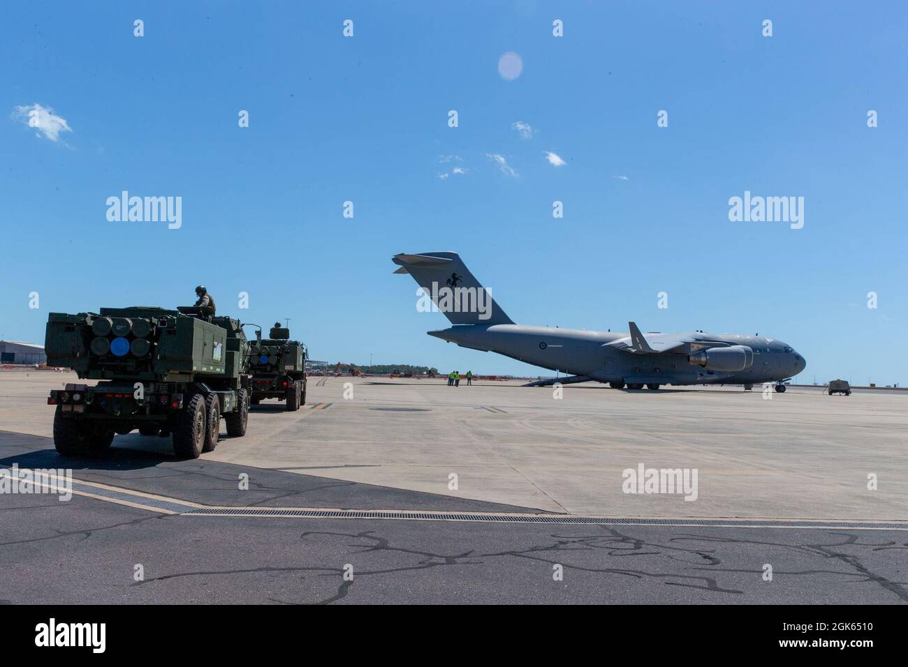 U.S. Marines with High Mobility Artillery Rocket Systems platoon ...