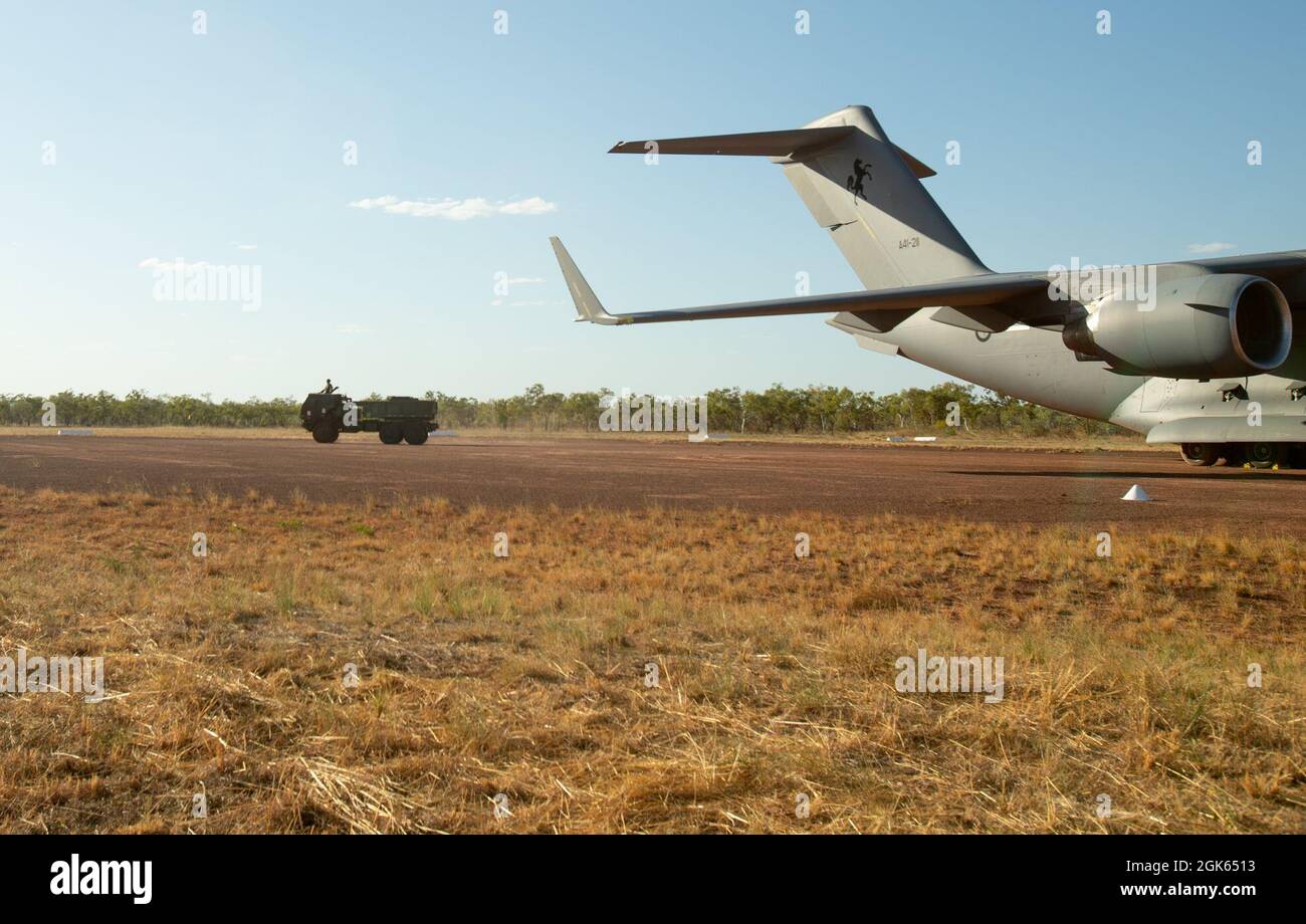 U.S. Marines with the High Mobility Artillery Rocket System platoon ...