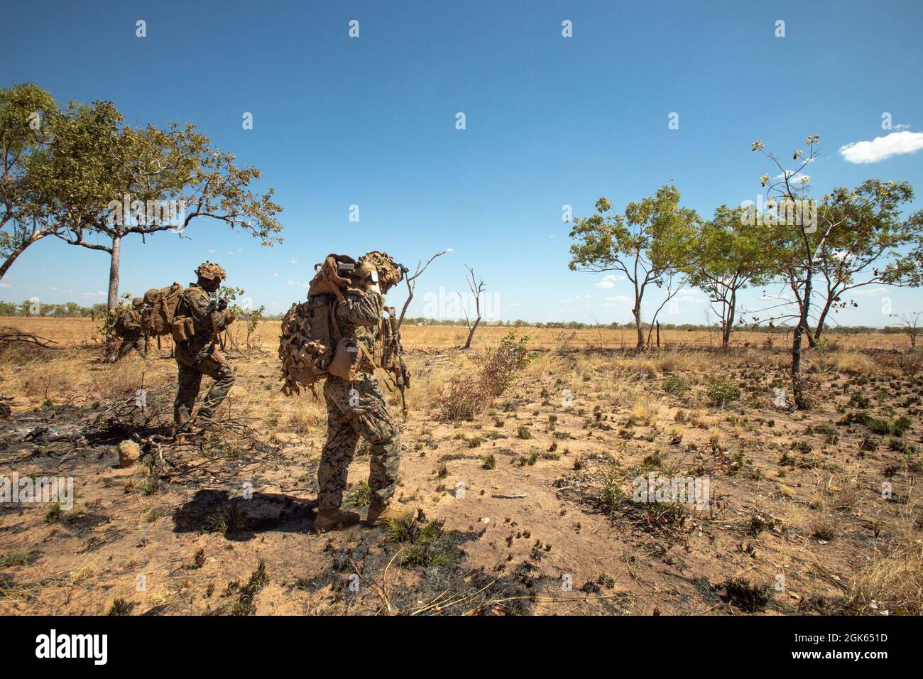 U.S. Marines with Company B., 1st Battalion, 7th Marine Regiment ...