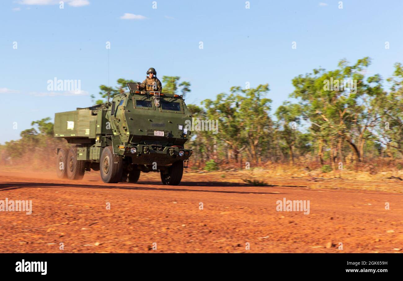 U.S. Marines with High Mobility Artillery Rocket Systems platoon ...