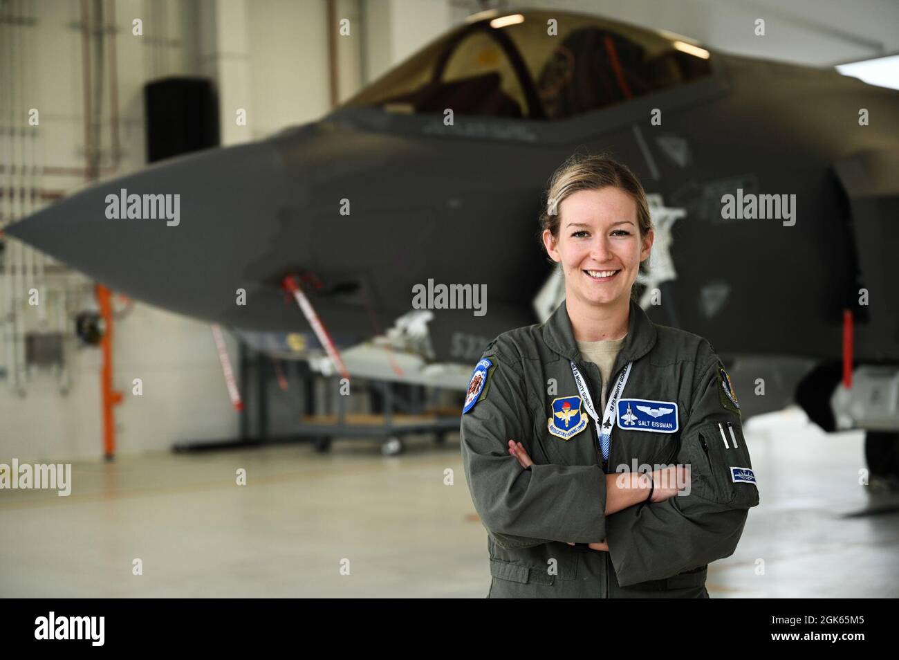 U.S. Air Force Lt. Kirsten Eissman, 58th Fighter Squadron F-35A ...