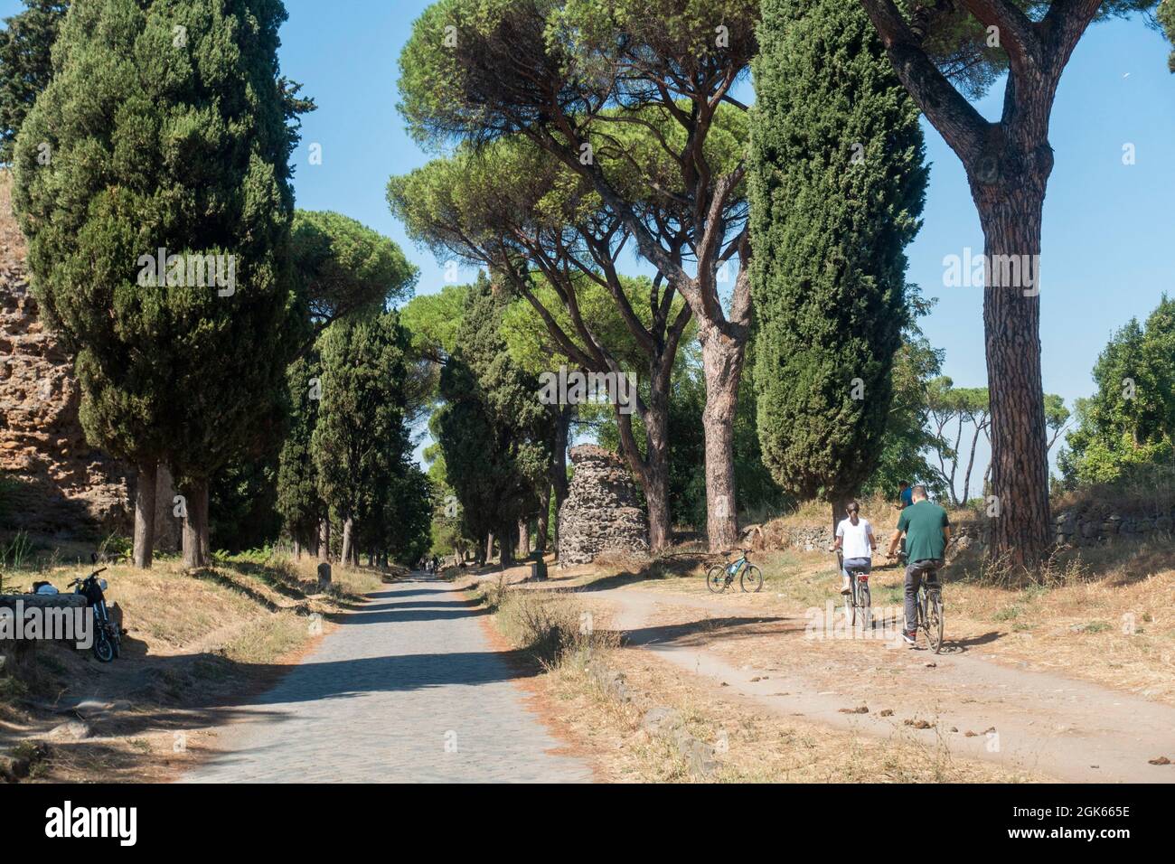 Rome, Italy - Ancient Appian Way Stock Photo - Alamy