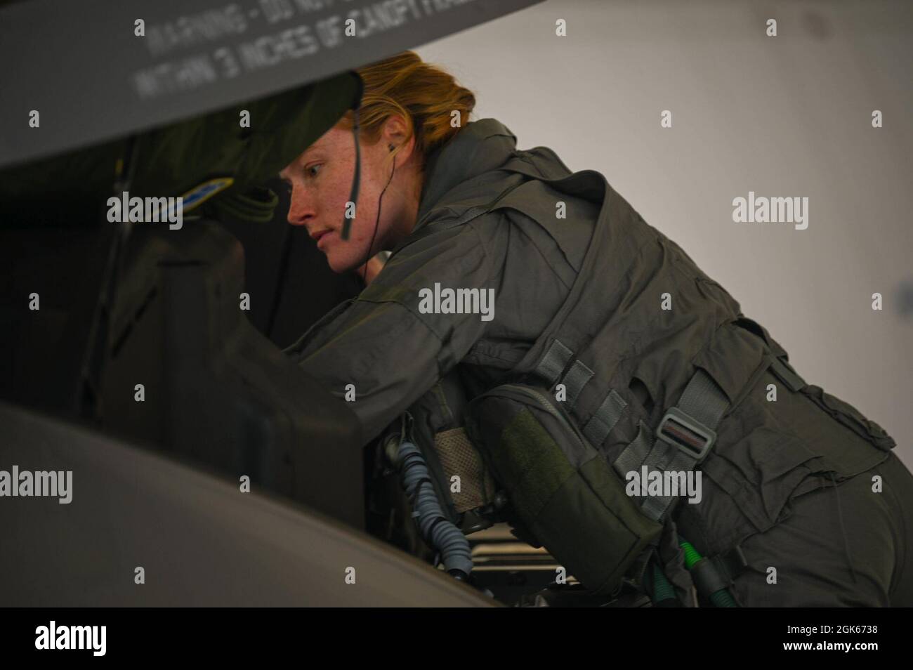 U.S. Air Force 1st Lt. Amanda Cannon, 58th Fighter Squadron F-35A ...