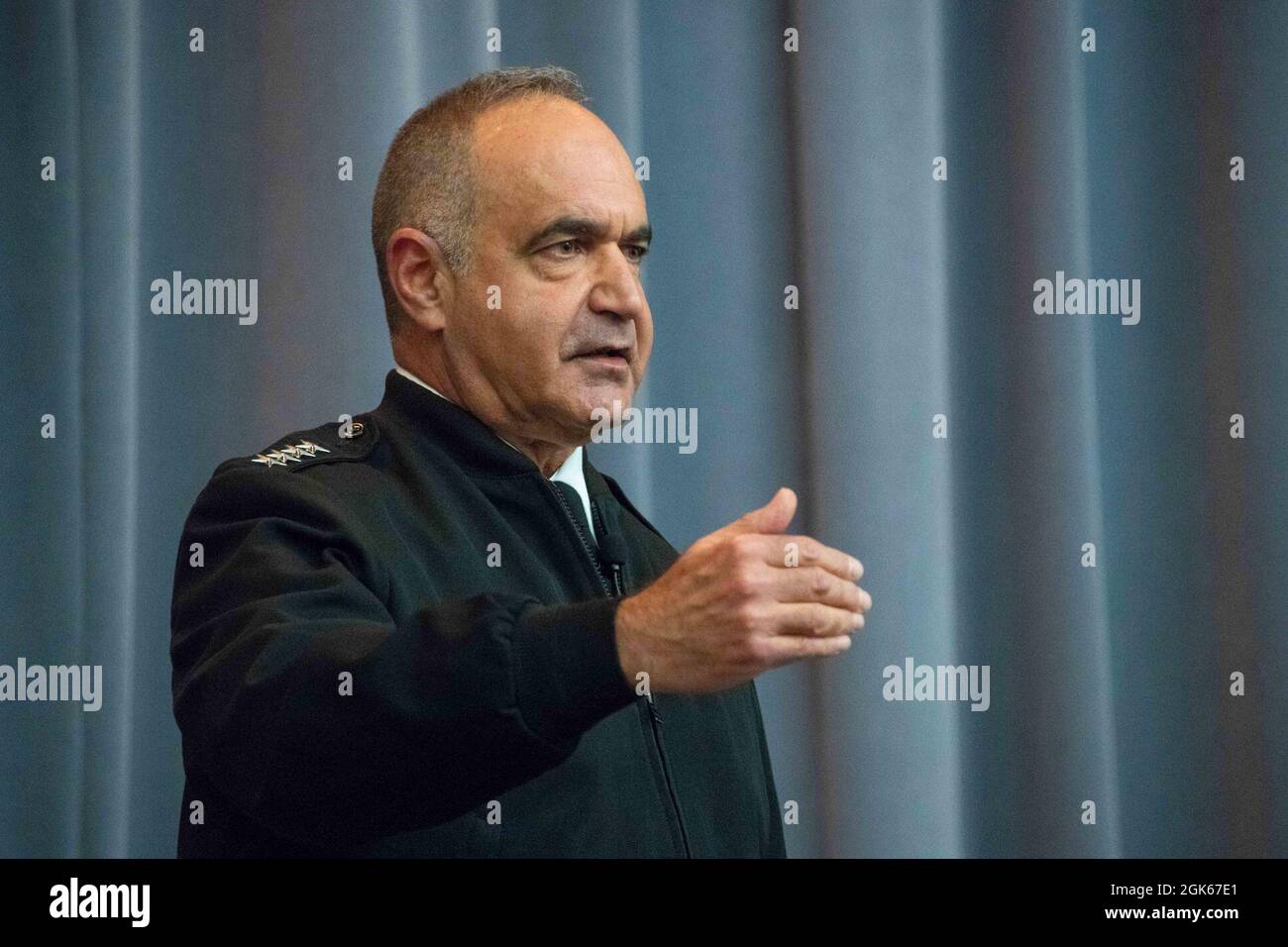 Maxwell AFB, Ala. - U. S. Navy Admiral Charles A. Richard, Commander, U ...