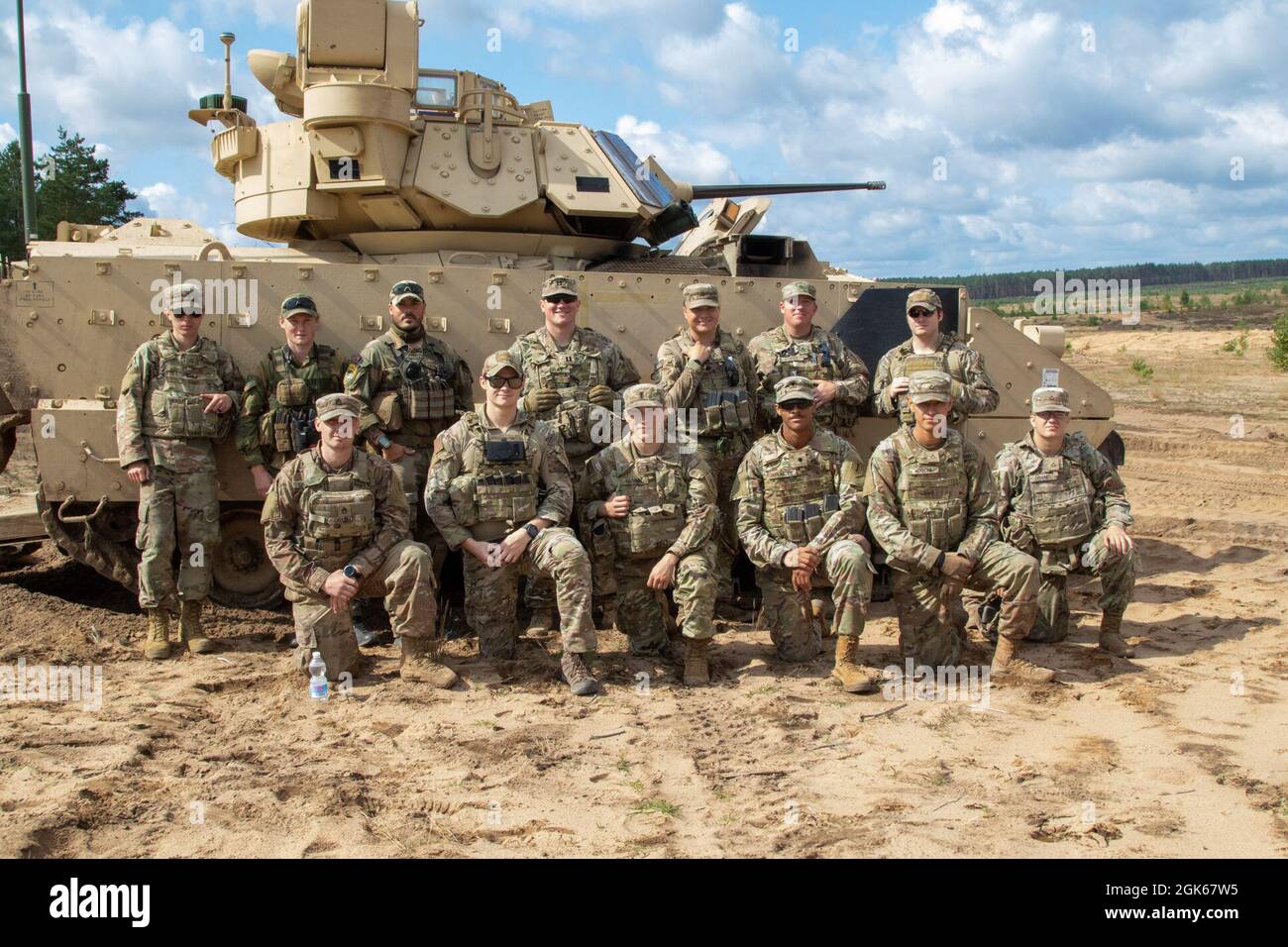 Soldiers from 3rd Battalion, 66th Armored Regiment and Airmen with 4th ...