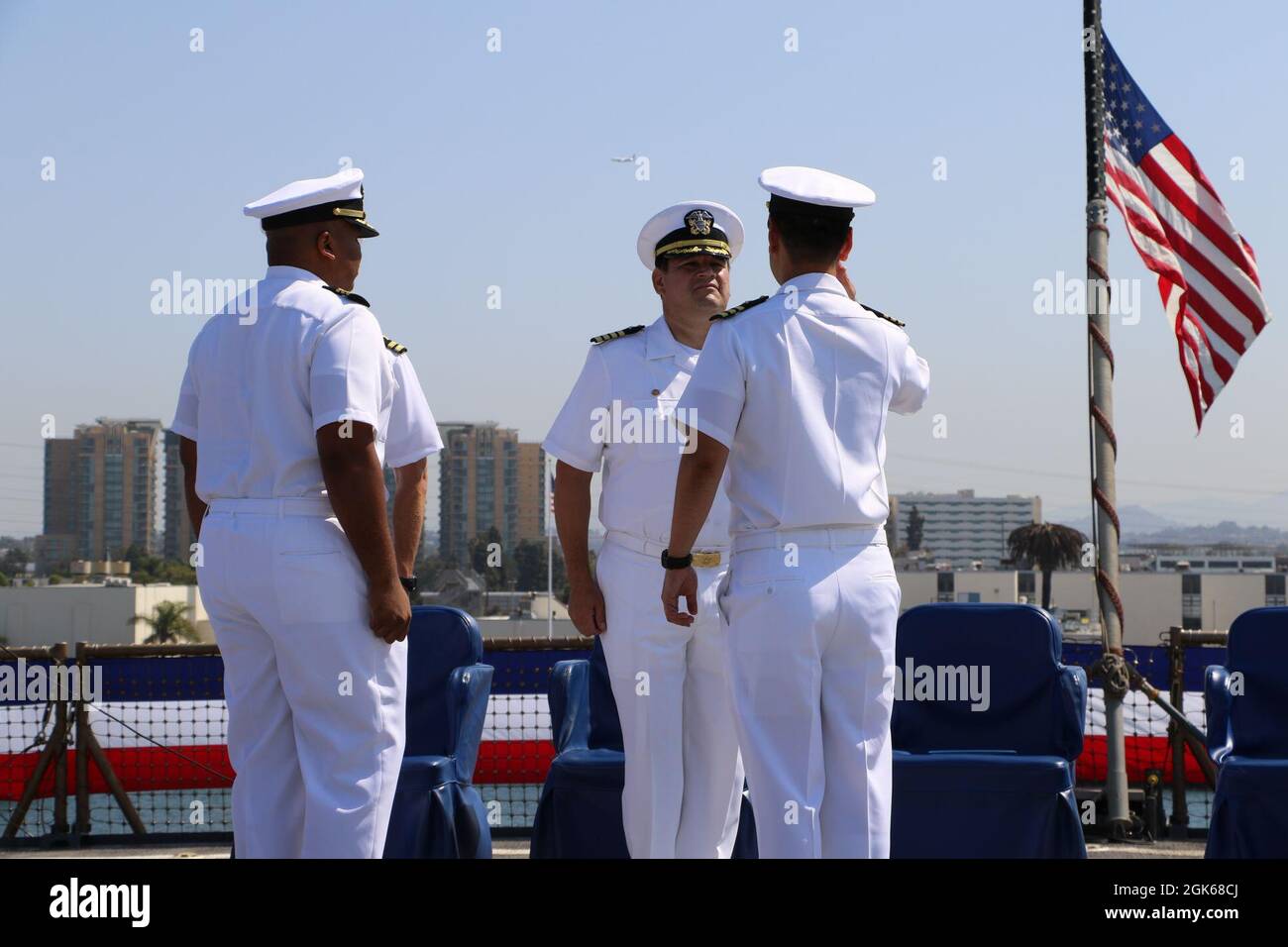 NAVAL BASE SAN DIEGO (Aug. 13, 2021) – Cmdr. William A. Fensterer ...