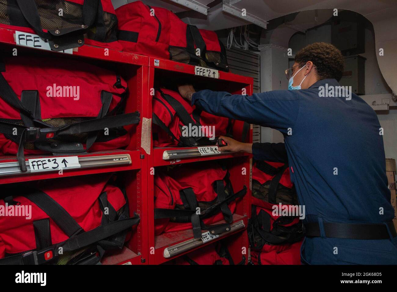 210803-N-CM740-1009 NEWPORT NEWS, Va. (August 3, 2021) - Logistics ...