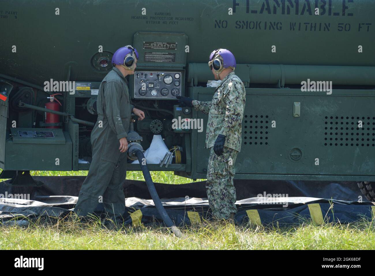 Marines from Marine Wing Support Squadron 271 Aviation Mobility Company ...